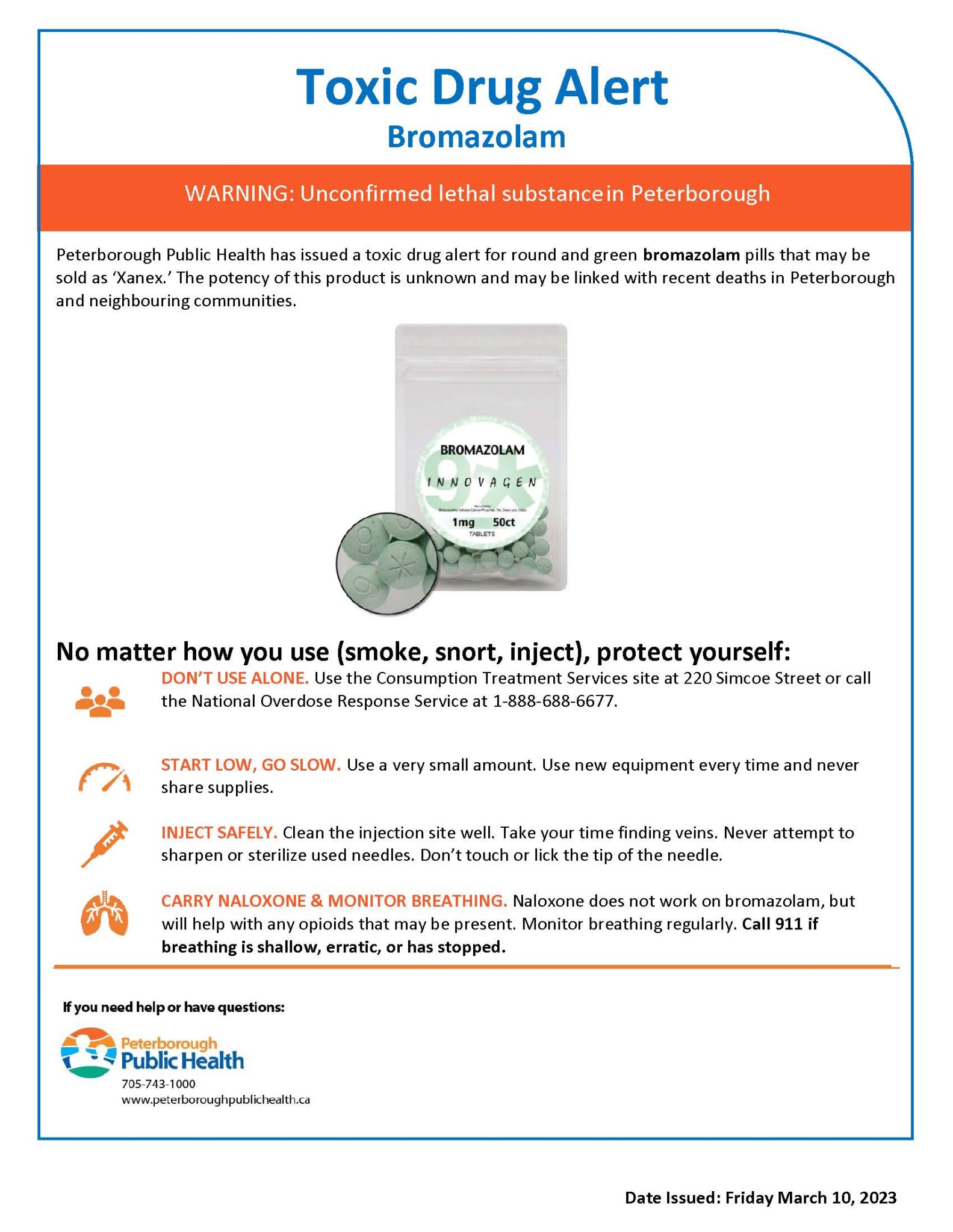 Toxic Drug Alert - Bromazolam - Homelessness In Durham